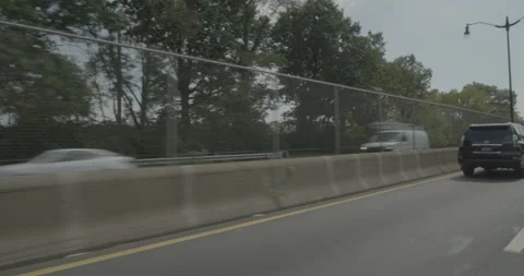 Front left driving plate - Highway 295 a... | Stock Video | Pond5