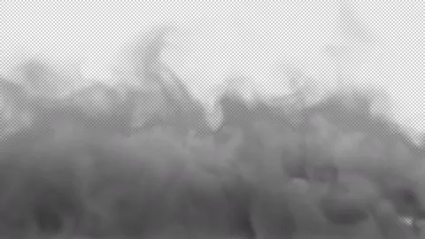 Front view ground smoke dust blowing on ... | Stock Video | Pond5