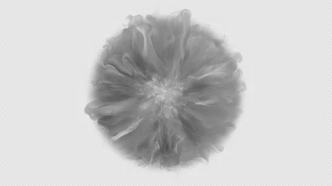 Front View of Isolated Smoke Portal with... | Stock Video | Pond5