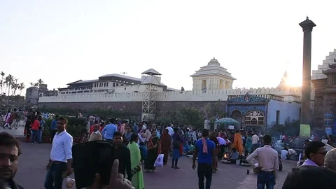 A front view of Jagannath temple at Puri... | Stock Video | Pond5