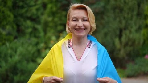 Front view portrait of confident brave w... | Stock Video | Pond5