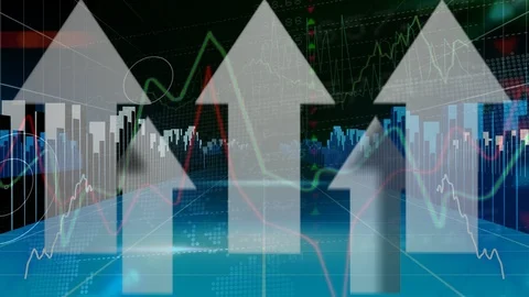 Front view of statistics analysis with g... | Stock Video | Pond5