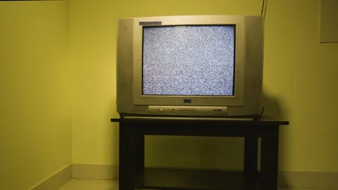 Front view Tv Reflecting Black & white S... | Stock Video | Pond5