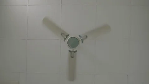 Front View of White blades and green cen... | Stock Video | Pond5