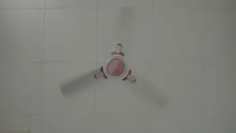 Front View of White blades and red cente... | Stock Video | Pond5