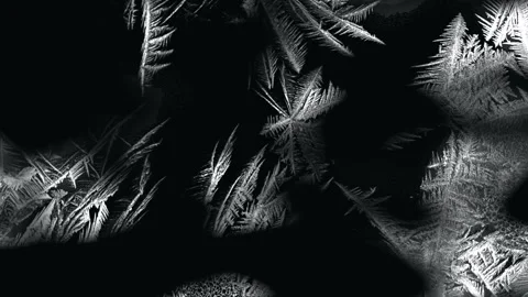 Frozen effect Black background screen ov... | Stock Video | Pond5
