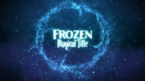 Frozen Magical Title ~ After Effects Template #169516254