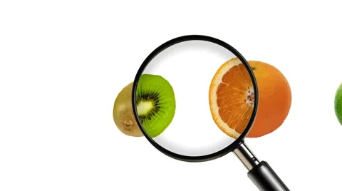 fruit moving on a white background | Stock Video | Pond5