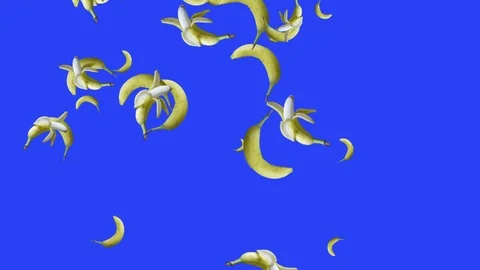 Fruits falling animation chroma key elem... | Stock Video | Pond5