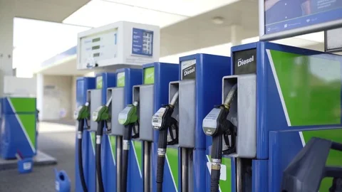 fuel types at a gas station | Stock Video | Pond5