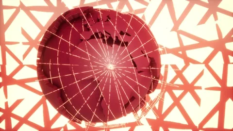 A Full abstract red earth with connectin... | Stock Video | Pond5