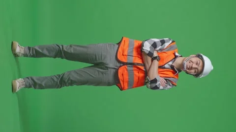 Full Body Of Asian Male Engineer With Sa... | Stock Video | Pond5