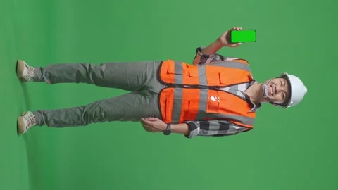 Full Body Of Asian Male Engineer With Sa... | Stock Video | Pond5