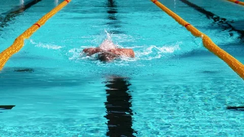 Full Body Movement Swimming Perfect Butt... | Stock Video | Pond5