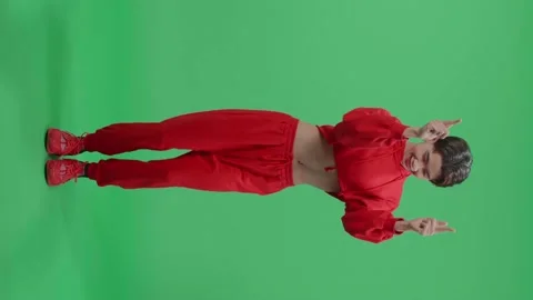 Full Body Of The Smiling Asian Transgend... | Stock Video | Pond5