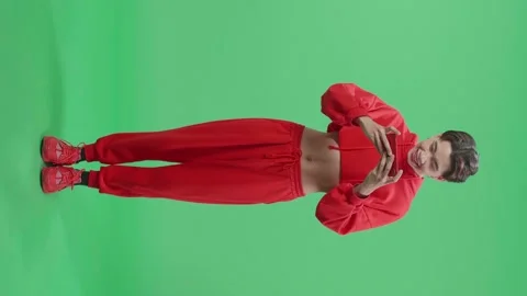 Full Body Of Smiling Asian Transgender M... | Stock Video | Pond5