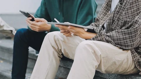 Full concentration at work. Group of you... | Stock Video | Pond5
