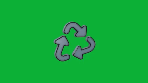Full HD 3D Recycle Icon Loop Animations:... | Stock Video | Pond5