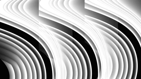 Full hd curve line animation in black an... | Stock Video | Pond5