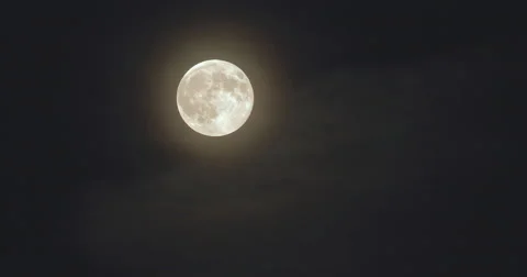 Full moon super moon supermoon real no C... | Stock Video | Pond5