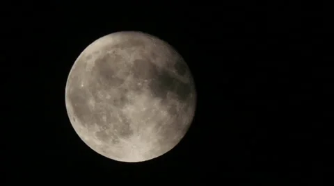 Full super moon real no CG cloud moving ... | Stock Video | Pond5