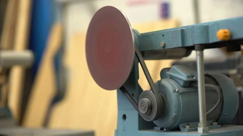 A fully functional sandpaper machine and... | Stock Video | Pond5