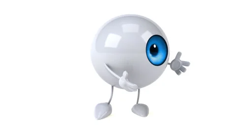 Walking Eye Cartoon Stock Footage ~ Royalty Free Stock Videos | Pond5
