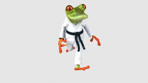 Karate Frog Cartoon Stock Videos – Royalty-Free HD & 4K Videos