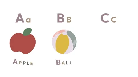 Fun ABC animated learning video for kids | Stock Video | Pond5