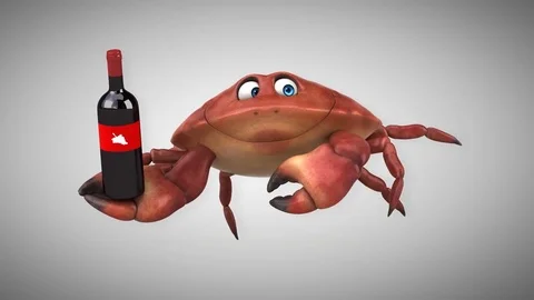Fun crab - 3D Animation | Stock Video | Pond5