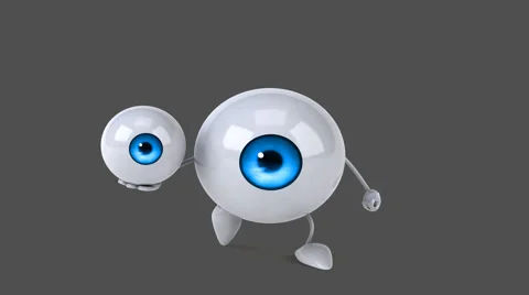 Fun eye - Computer animation | Stock Video | Pond5