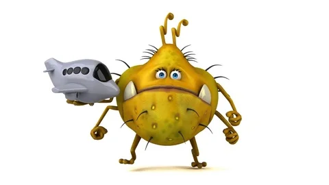 Fun germ - 3D Animation | Stock Video | Pond5