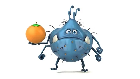 Fun germ - 3D Animation | Stock Video | Pond5