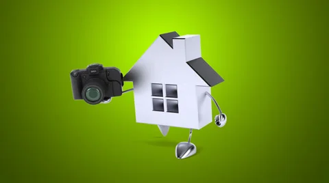 Fun house - Digital animation | Stock Video | Pond5