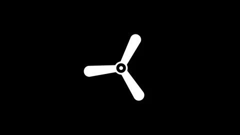 fun icon, radioactive sign nuclear symbo... | Stock Video | Pond5