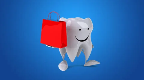 Fun tooth - Computer animation | Stock Video | Pond5