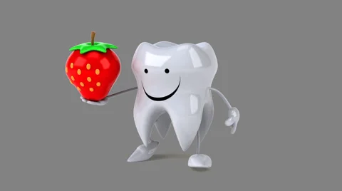 Fun tooth - Computer animation | Stock Video | Pond5