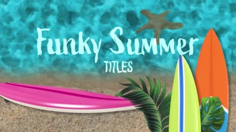 Funky Summer Titles ~ After Effects Template #231997044