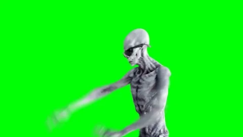 Funny alien dancing hip hop. Realistic m... | Stock Video | Pond5