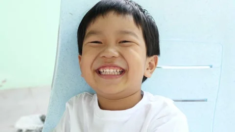 Funny asian cute child boy laughing with... | Stock Video | Pond5