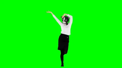 Green Screen Dancing Funny Stock Video Footage | Royalty Free Green ...