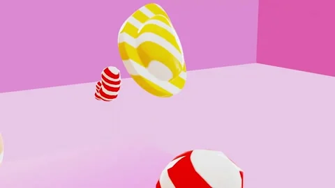 Funny candy shooting cartoon. Render Ani... | Stock Video | Pond5