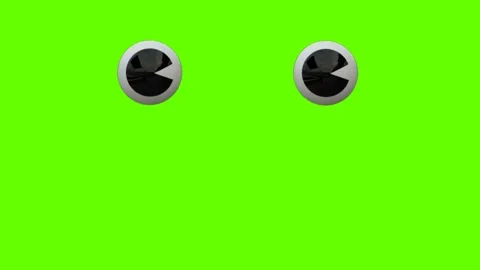 Funny Cartoon Animation Eyes Balls React... | Stock Video | Pond5