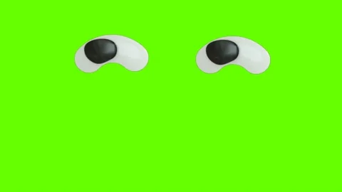 Funny Cartoon Animation Eyes Balls React... | Stock Video | Pond5