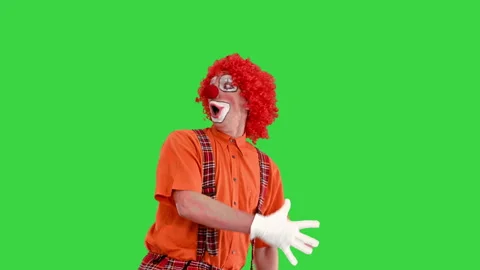 Clown Green Screen Stock Footage ~ Royalty Free Stock Videos | Pond5