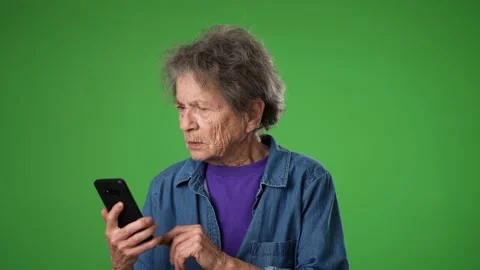 Funny crazy elderly old toothless woman ... | Stock Video | Pond5