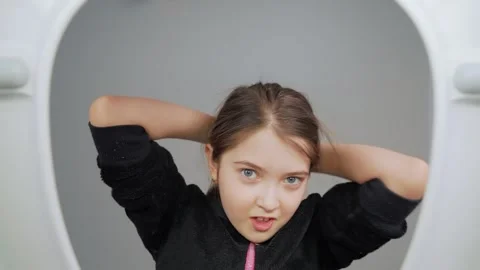 Girl Taking A Shit In Toilet Stock Videos – Royalty-Free HD & 4K Videos | Pond5