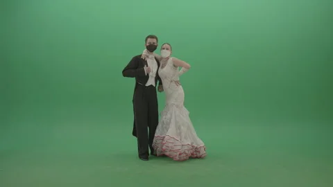 Funny happy ballroom dancers couple chil... | Stock Video | Pond5