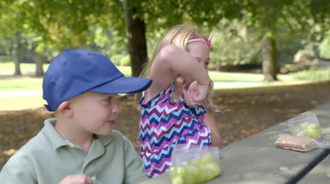 Funny Kids Try To Make Fart Noises With ... | Stock Video | Pond5