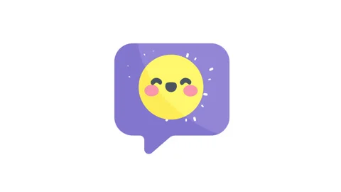Funny laughing emoji chat bubble animation ~ After Effects #237256631